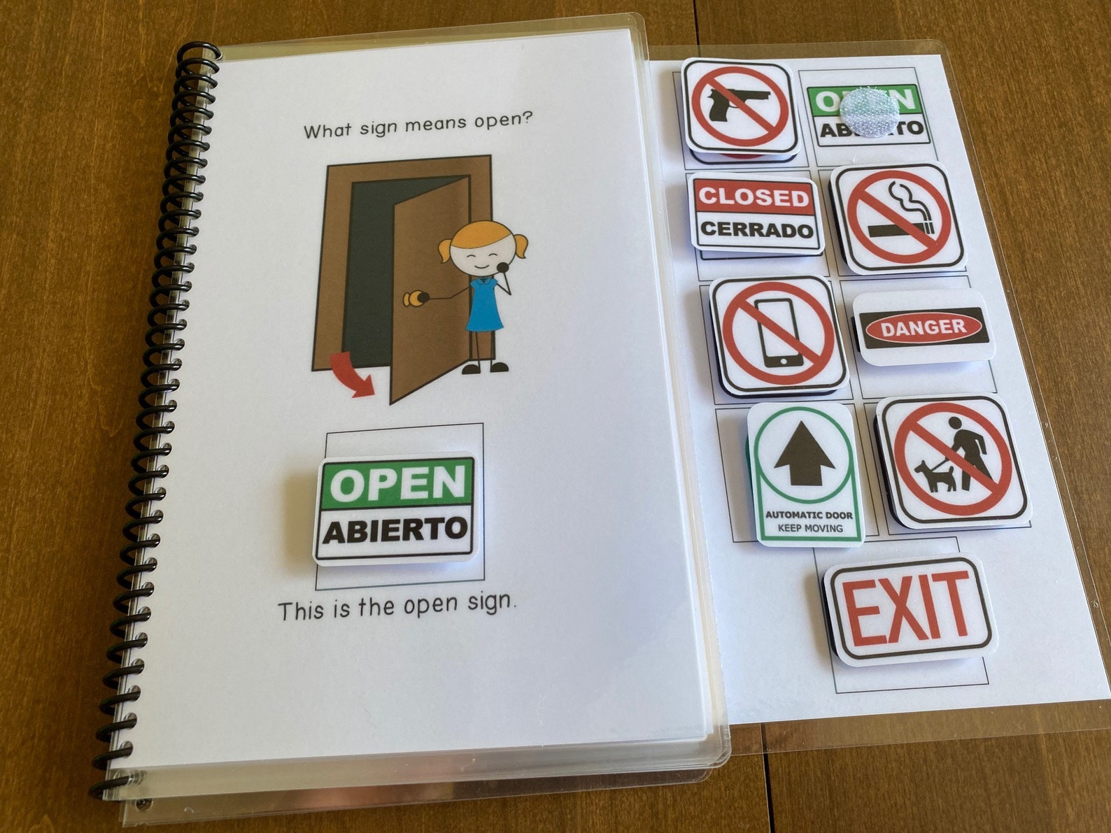 Community Signs Adapted Books for Life Skill Special Education - Etsy