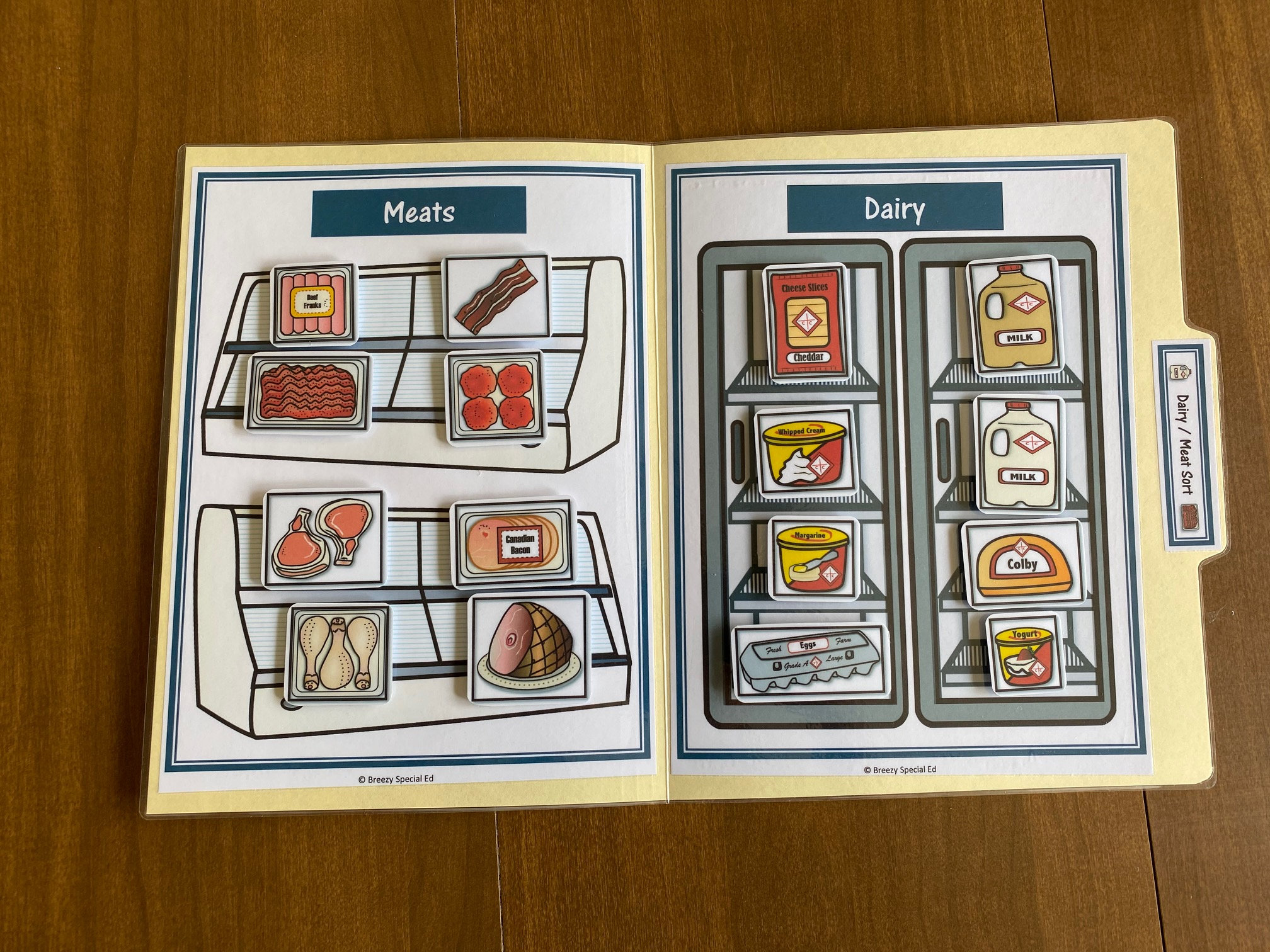 Grocery Store Life Skill File Folders for Special Education - Etsy