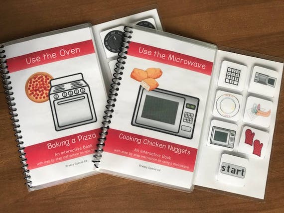 Cooking How to Books microwave and Oven Interactive/adapted | Etsy