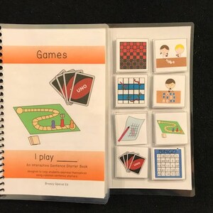 Sports and Games Sentence Starter Adapted Books I Play - Etsy