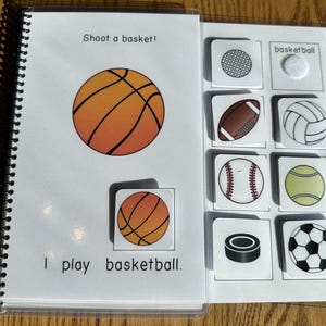 Sports and Games Sentence Starter Adapted Books (I Play) - Etsy