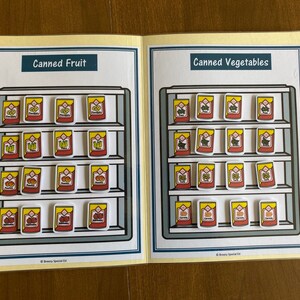 Grocery Store Life Skill File Folders for Special Education (10pk) - Etsy