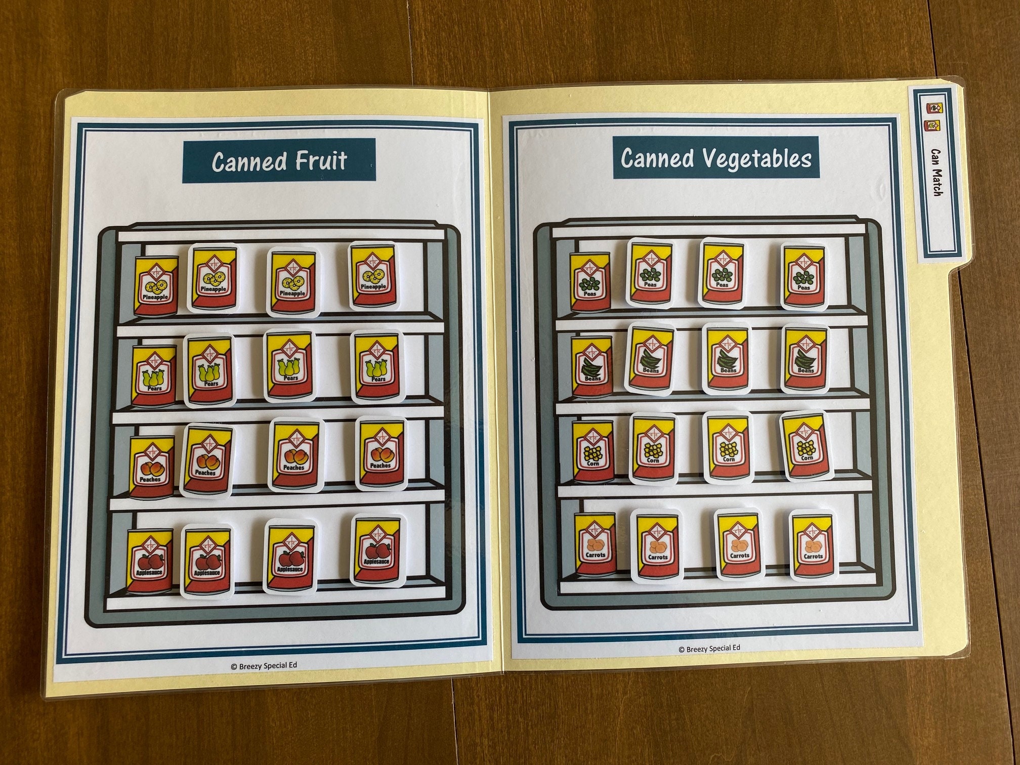 Grocery Store Life Skill File Folders for Special Education - Etsy