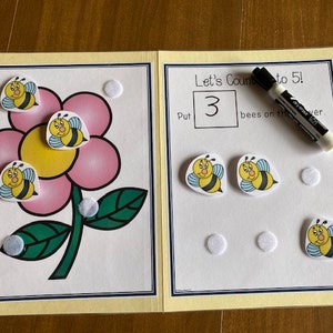 Counting File Folders for Special Education 9 Pk - Etsy