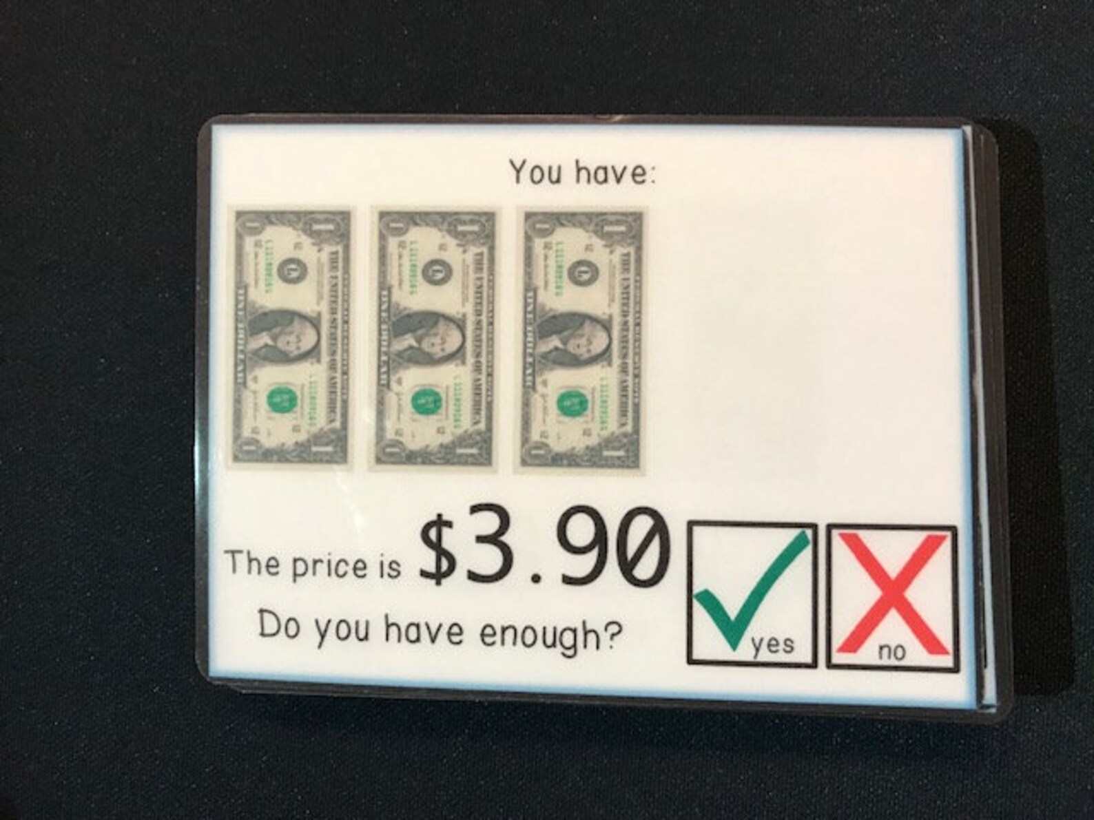 Do You Have Enough Money Money Math Task Cards for Special - Etsy