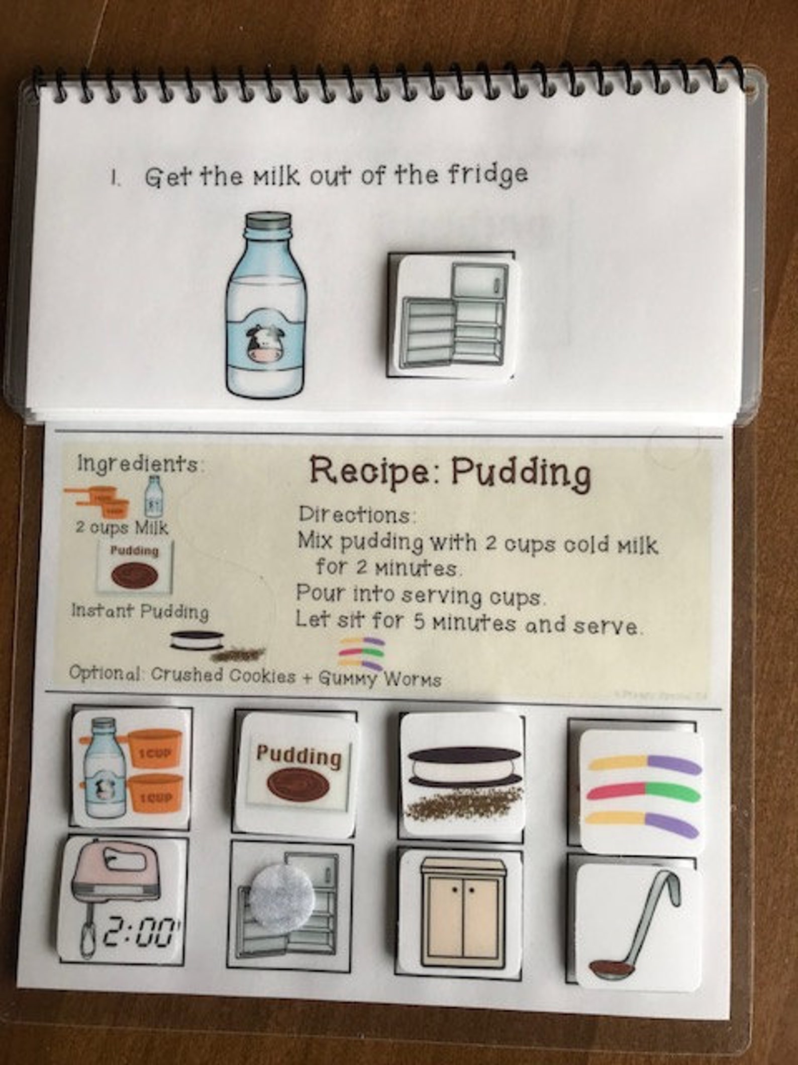 Interactive Cooking/visual Recipes for Pudding and Jello - Etsy