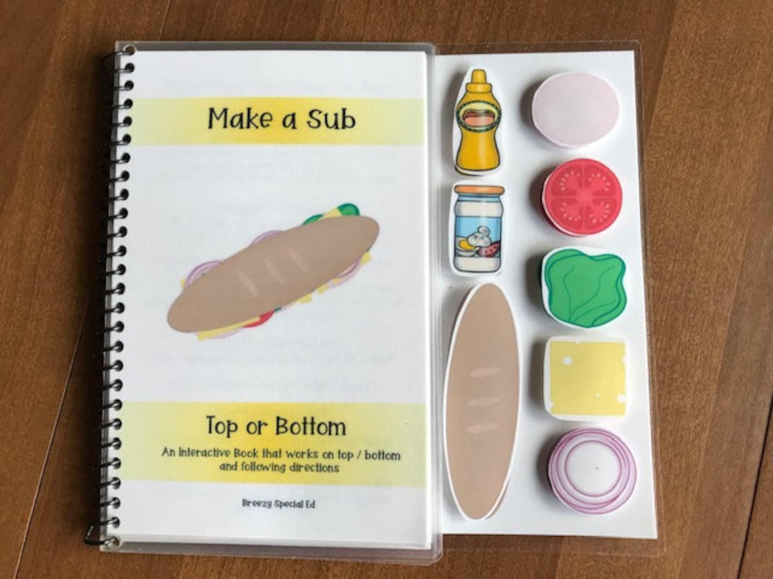 Food Adapted Books Following Directions left / Right and - Etsy