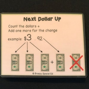 Next Dollar up - Money Math Task Cards for Special Education - Etsy