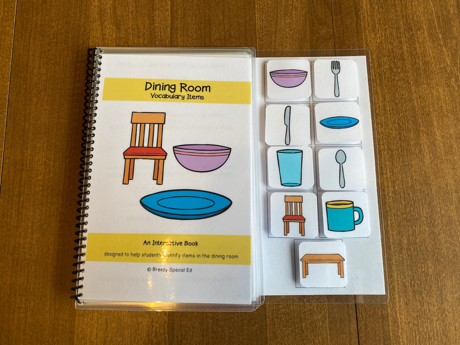 Dining Room Vocabulary Booklet and Task Cards special - Etsy