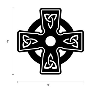 Celtic Cross Sticker - Etsy