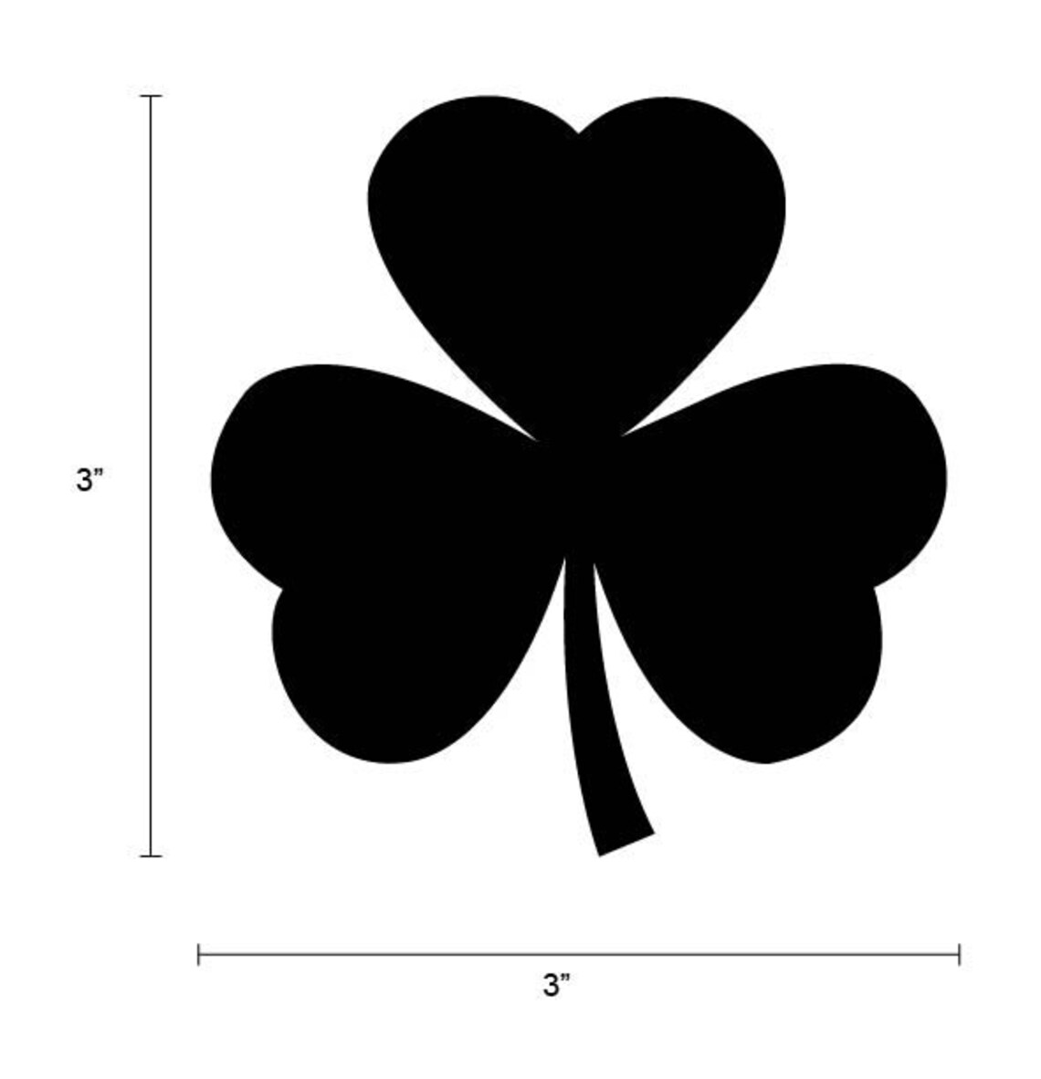 Shamrock Sticker - Etsy