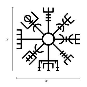 Viking Compass Sticker - Etsy