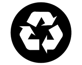 Recycle Decal / Recycle Sticker / Recycle Vinyl Sticker / Recycle Vinyl ...