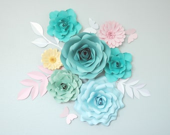 Pastel color flowers | Etsy