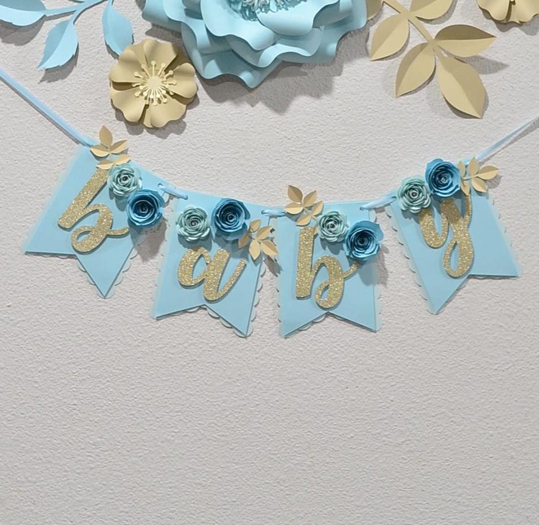Baby Shower Banner/ Welcome Baby Banner/ Can Be Made for Girl or Boy ...