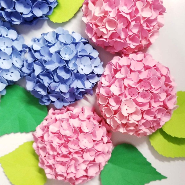 Paper Hydrangea - Etsy