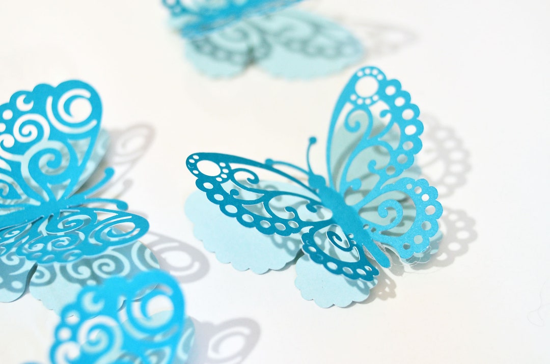Instant Download/ SVG & PDF Template/ Various Butterfly/ DIY Paper ...