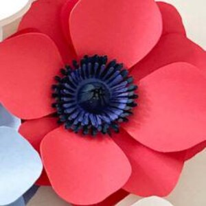 Mini Anemone Paper Flower/ Cute Paper Flower / Party Flower/ for ...