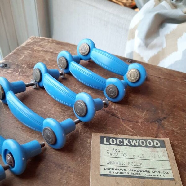 Blue Drawer Pull - Etsy