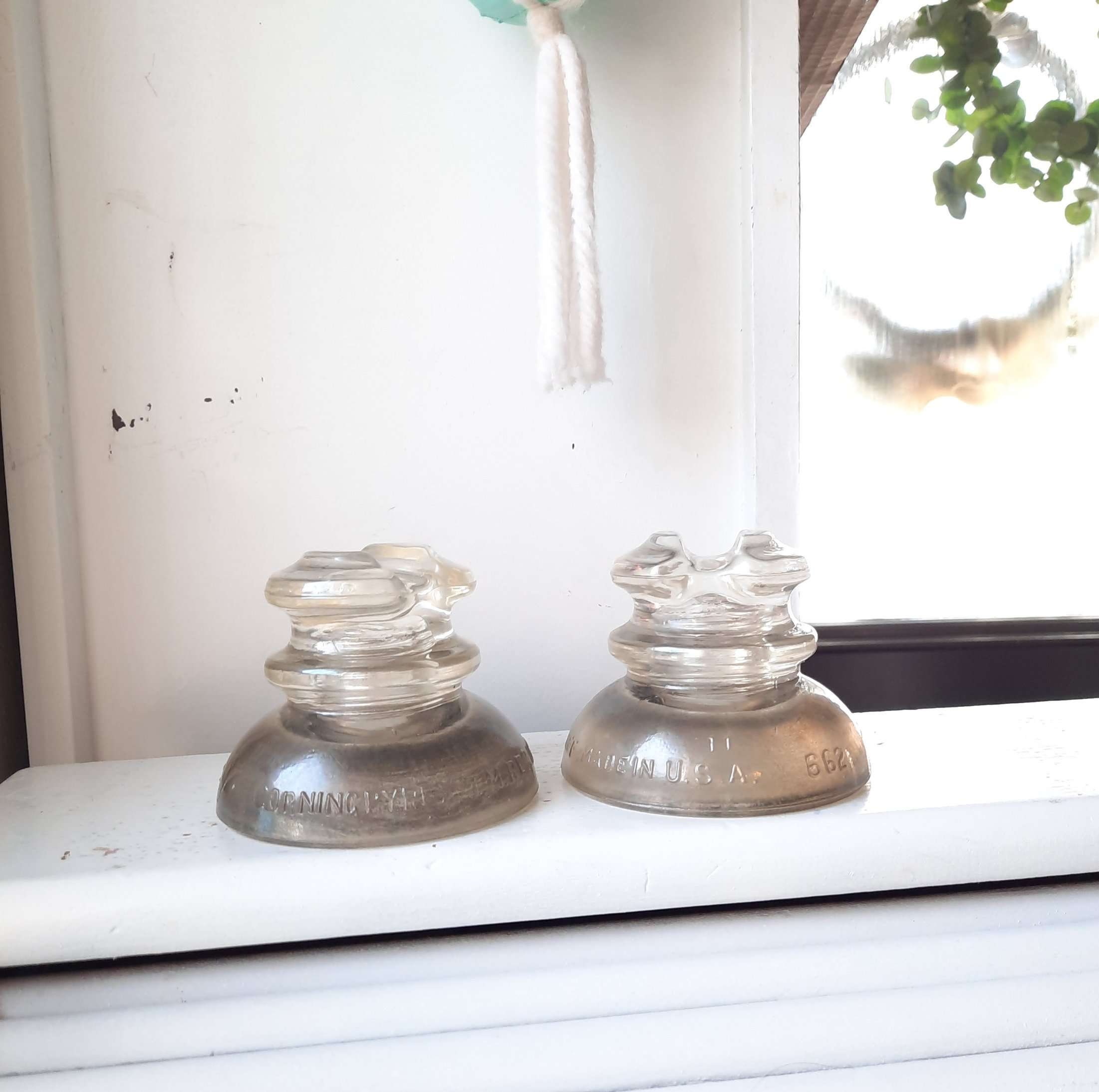 Antique Insulator 662 Corning Pyrex Vintage Clear Glass T.M | Etsy