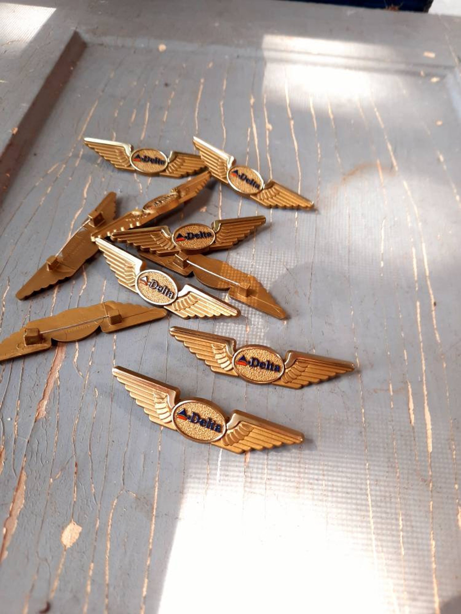 1 Vintage Delta Airline Pin JR Pilot Retro Flight Attendant | Etsy