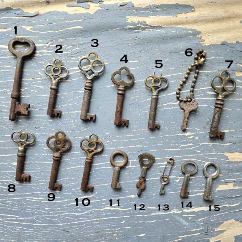 Fancy Skeleton Keys - Etsy