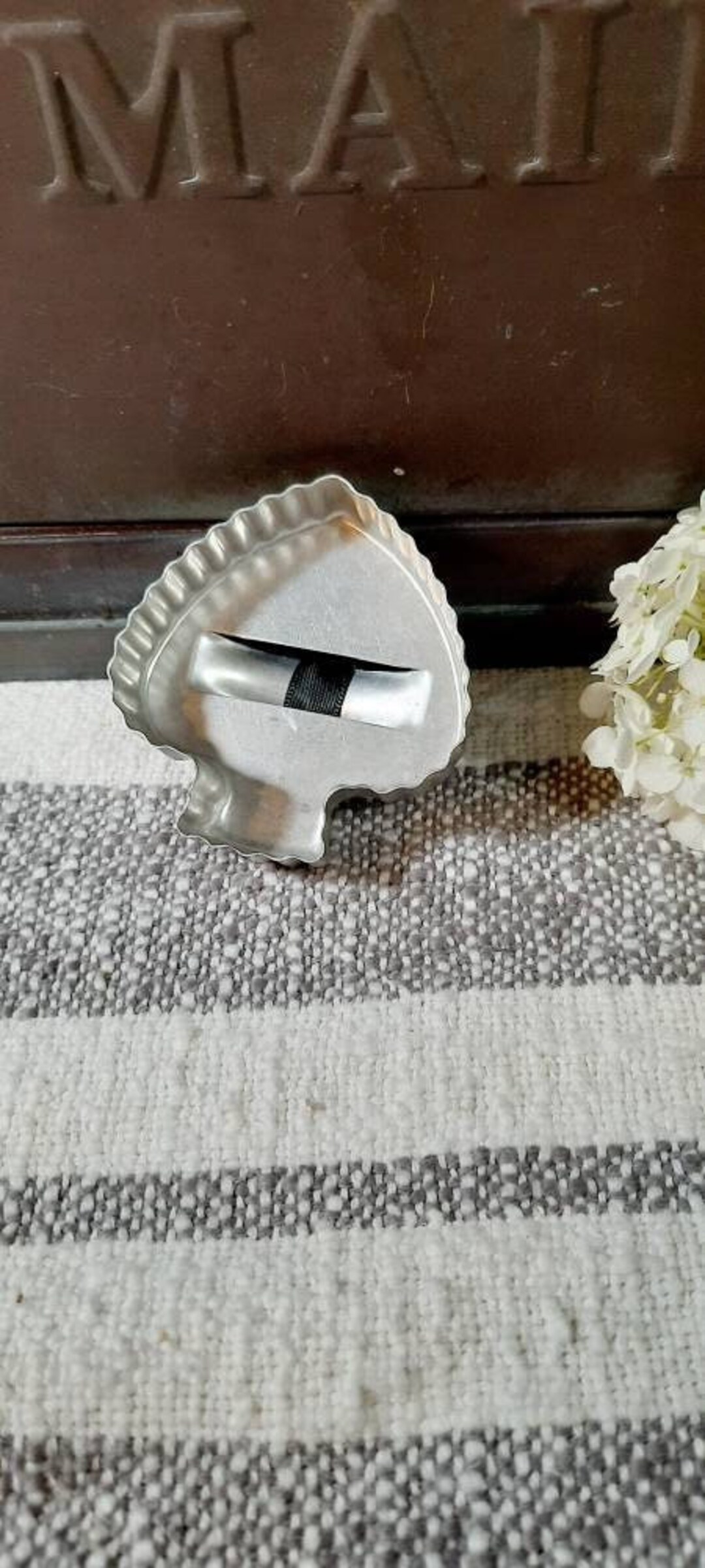 1 Vintage Spade Cookie Cutter, Metal Aluminum, Playing Cards, Old ...