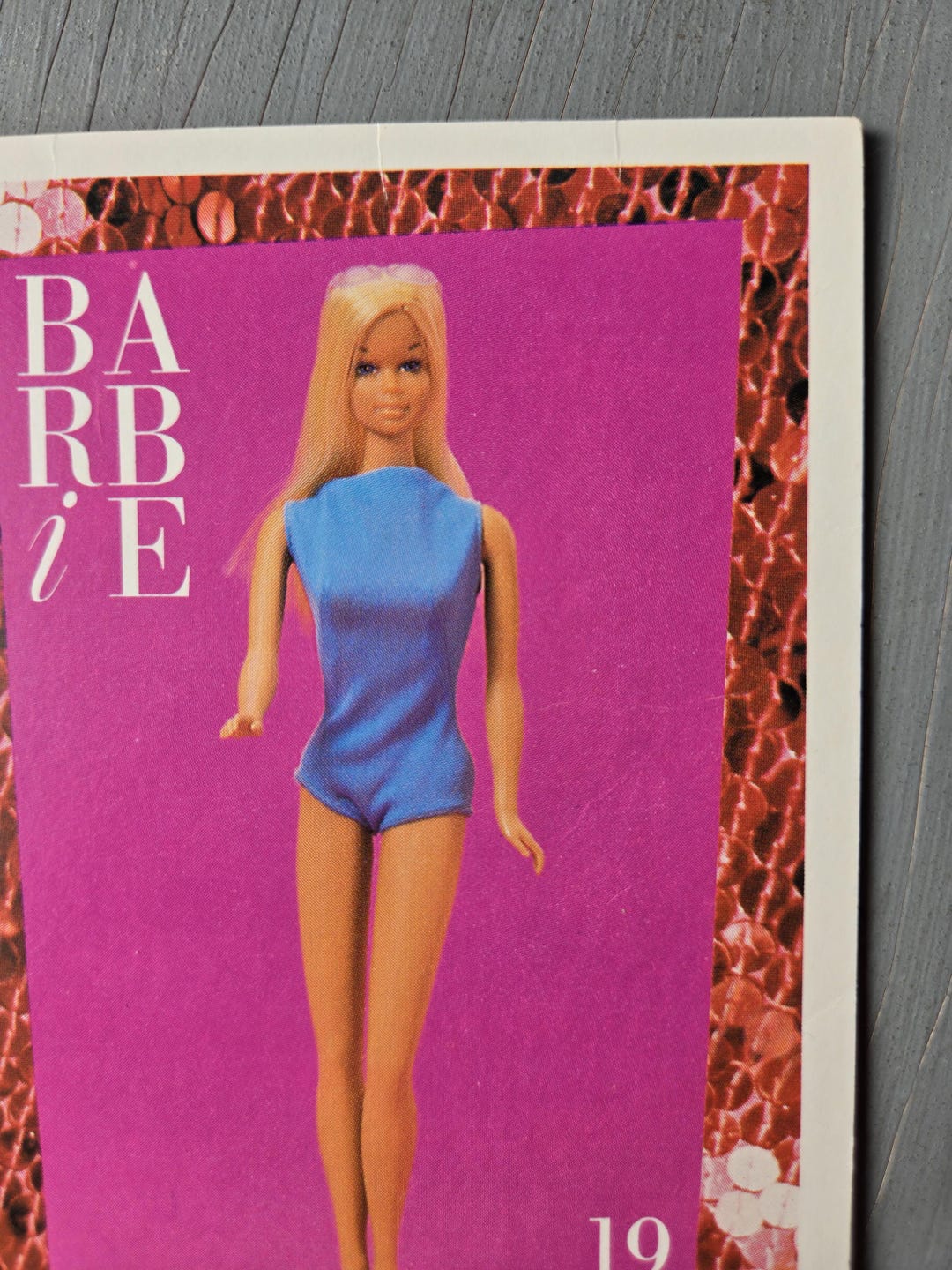 1 Vintage 1990s Malibu Barbie Trading Fashion Favorites Card Year 1971 ...