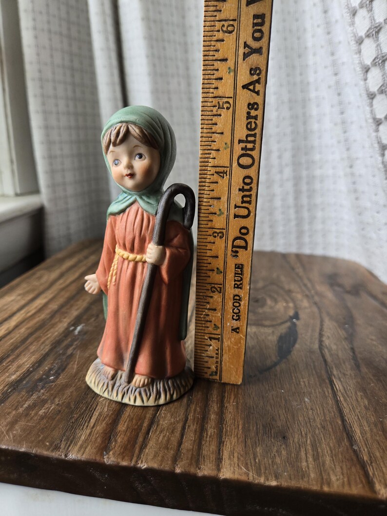 Vintage Nativity Lefton China Hand Painted Joseph, Mary, Baby Jesus ...
