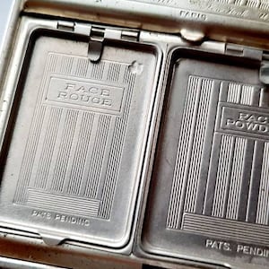 Antique Mondaine Makeup Compact Purse Carrying Case, Paris, NY Vintage ...