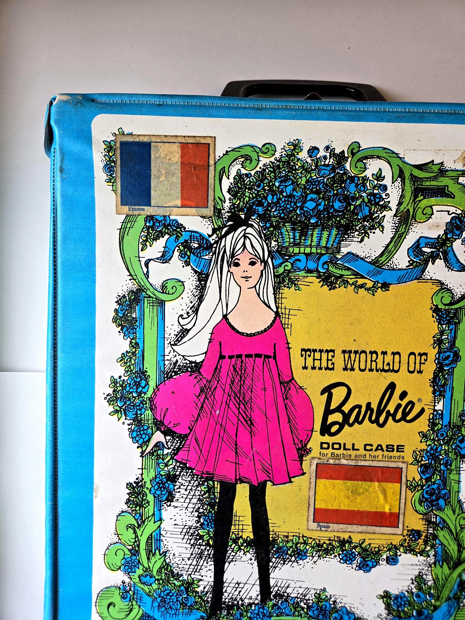 1968 Vintage Mattel Barbie Doll Teenage CASE Box, Suitcase Carrier, the ...