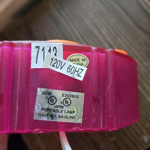 Vintage 90s Mattel Barbie Night Plug in Light, Hot Pink Desk Light ...