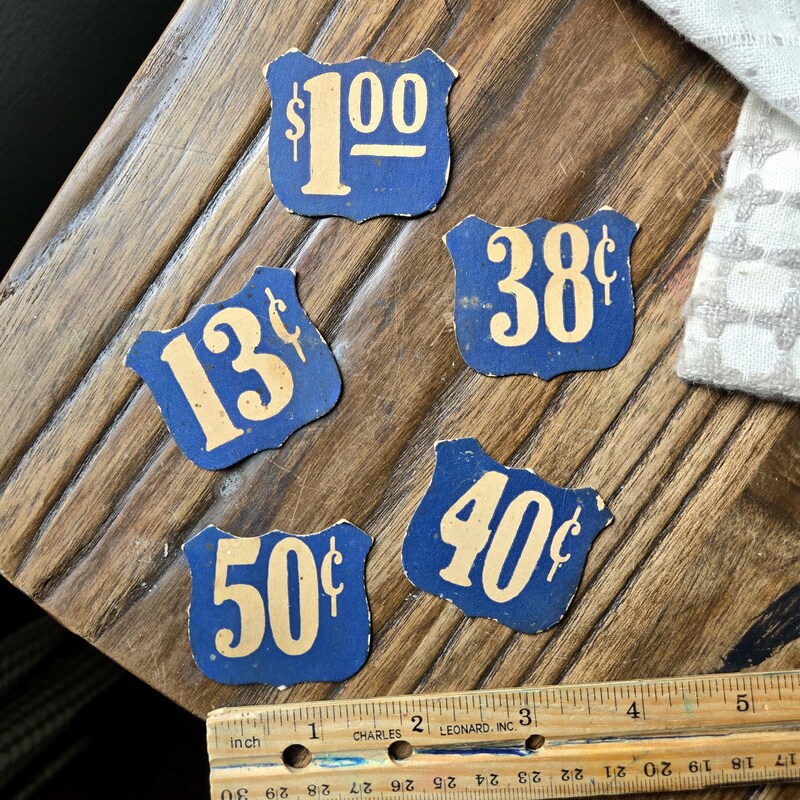 Antique Price Tags - Etsy
