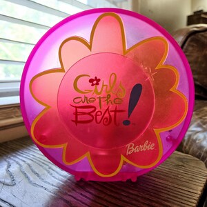 Vintage 90s Mattel Barbie Night Plug in Light, Hot Pink Desk Light ...