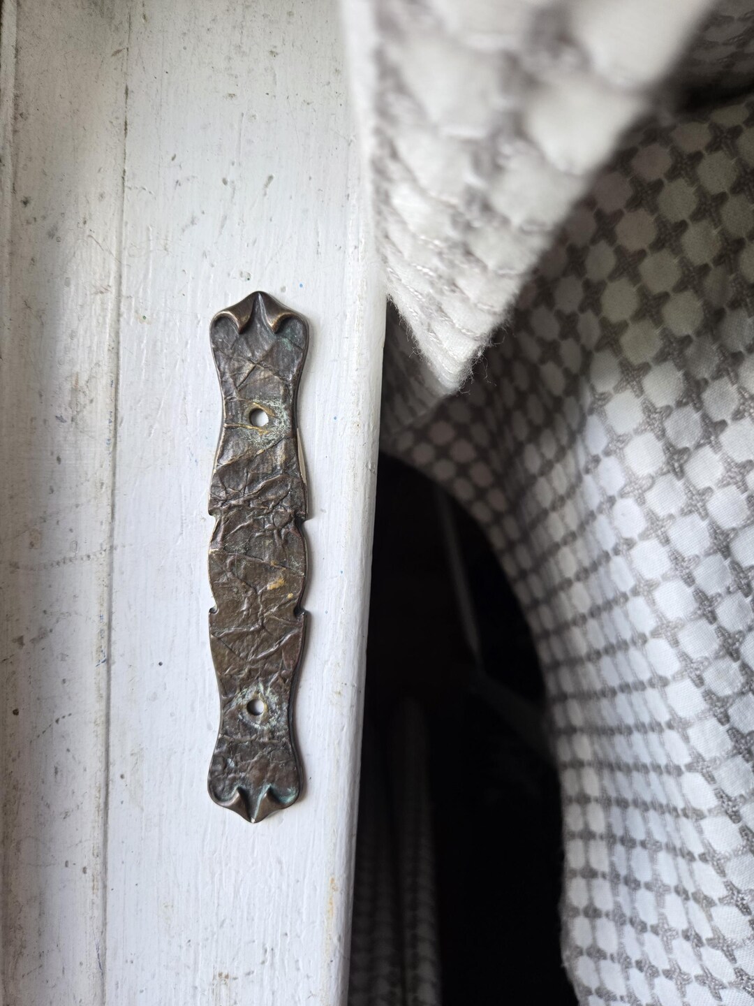 1 Vintage Backplate for Pull, 5" Cabinet Hardware, Victorian Style ...