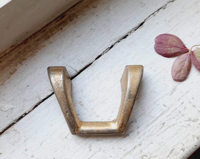 Vintage Mcm Hardware Finger Pull Handle, Light Gold Metal, Small Knob ...