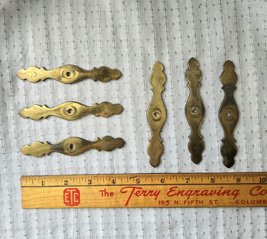 1 Vintage KBC Brass Backplate N18246 Midcentury Ornate Restoration ...