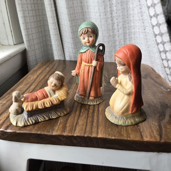 Lefton Nativity Figurines - Etsy