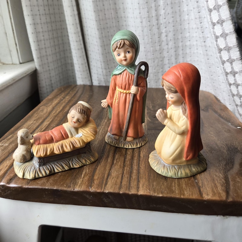 Lefton Nativity Figurines - Etsy