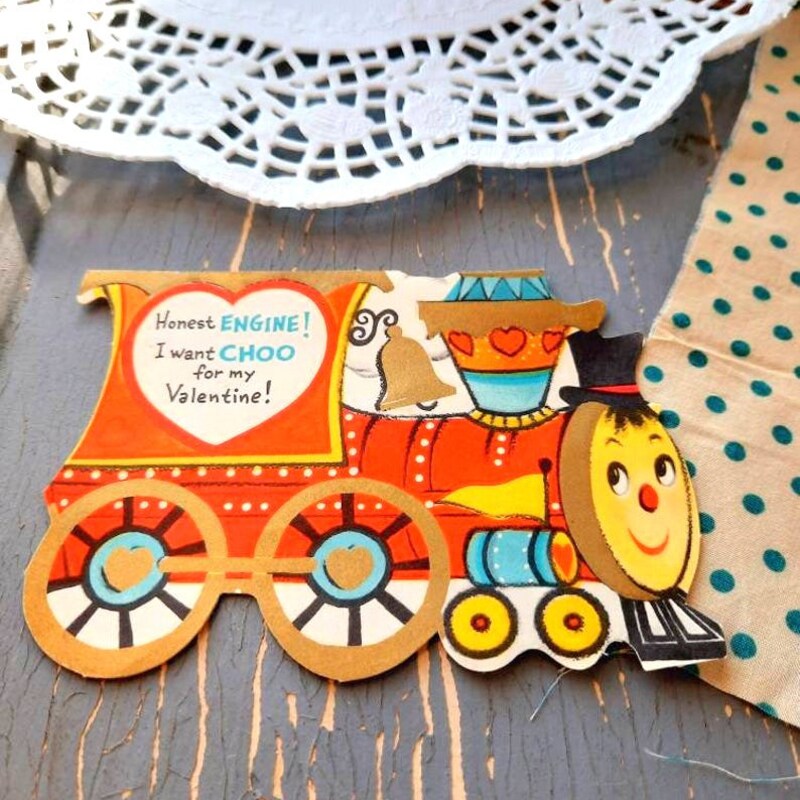 Train Valentine - Etsy