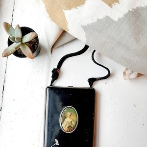 Antique Mondaine Makeup Compact Purse Carrying Case, Paris, NY Vintage ...
