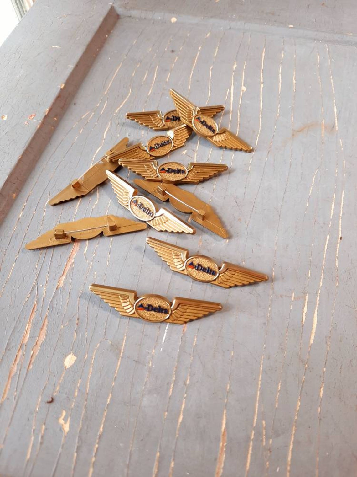 1 Vintage Delta Airline Pin JR Pilot Retro Flight Attendant | Etsy