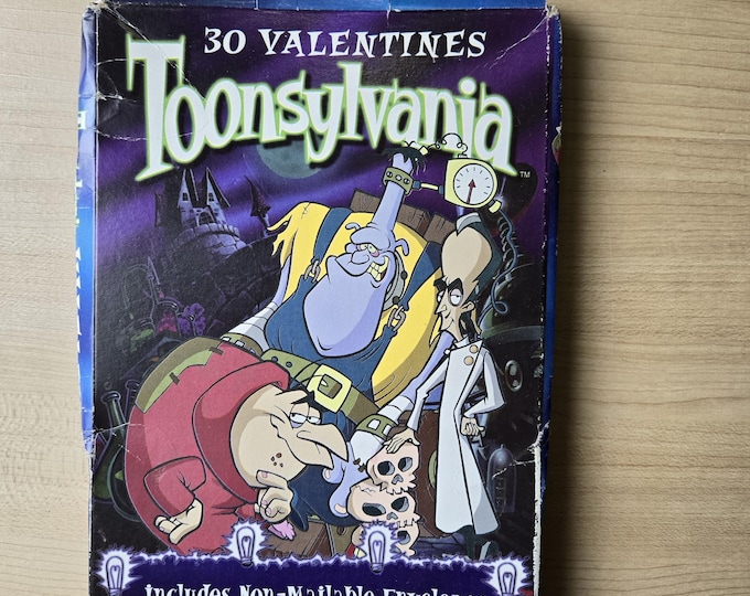 Toonsylvania 90s Cartoon Valentine Cards Box Pack of 30 NEW UNUSED, Kid ...