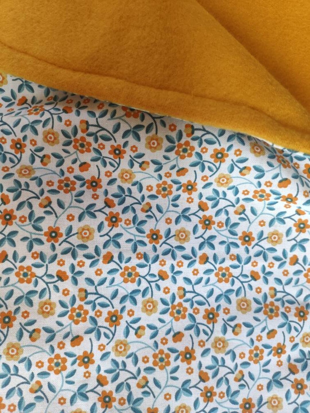 Yellow Birth Blanket With Flowers - Etsy