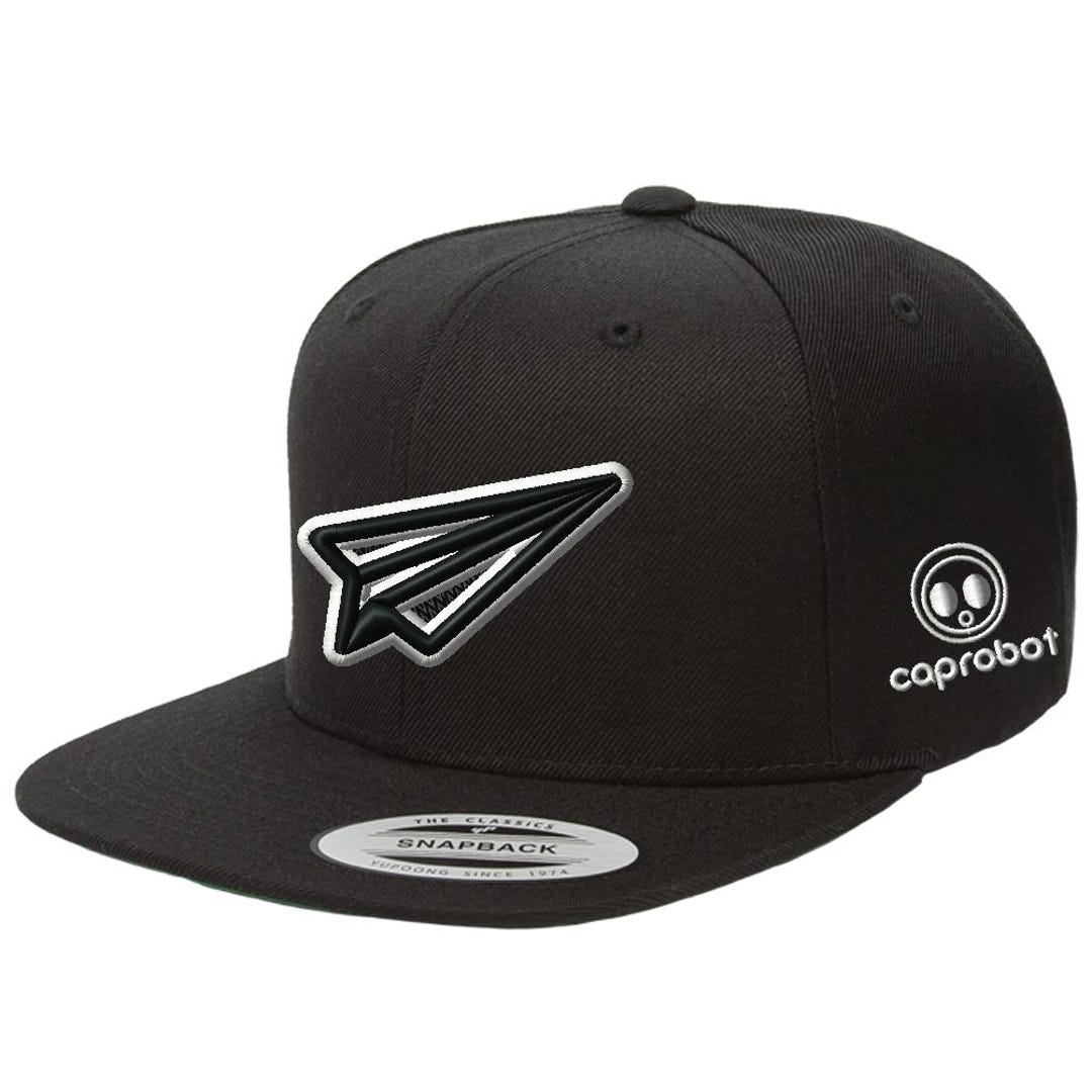Flyhigh Paper Plane Snapback Baseball Cap Custom 3D Embroidered Hats ...