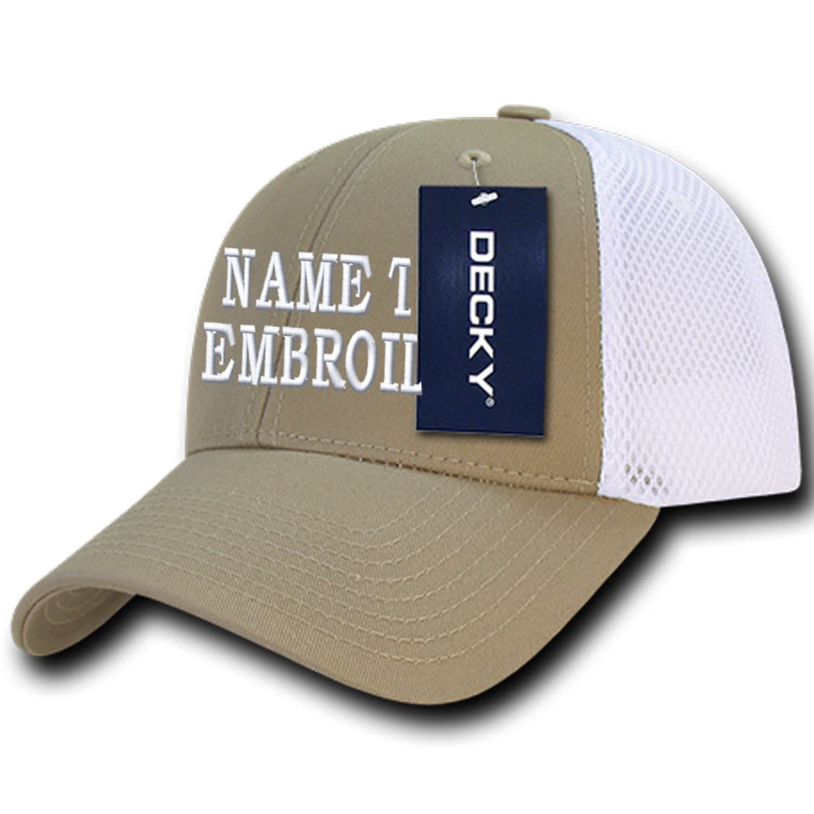 Custom Embroidery Trucker Hat Personalized Text Name - Etsy