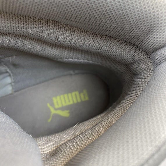 Puma Sky Contact Grey Leather Hidden Wedge Retro Hi T… - Gem