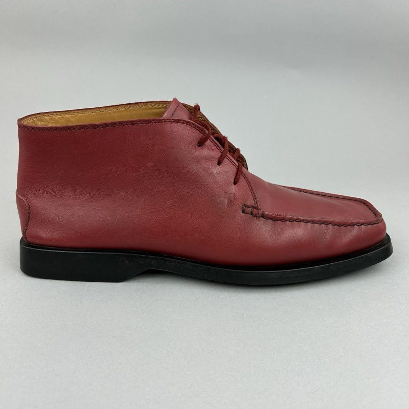 Red Chukka Boots - Etsy
