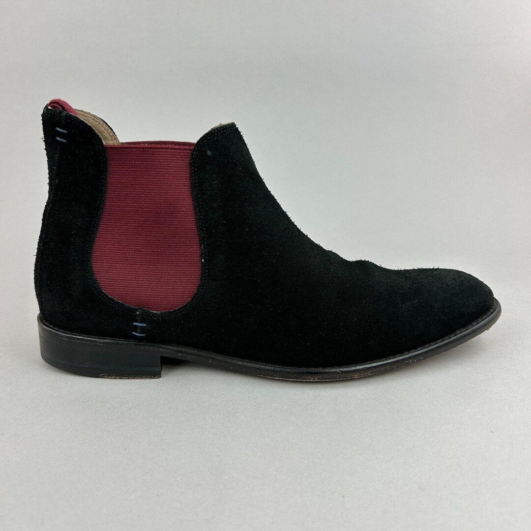 Oliver Sweeney Silsden Black Suede Chelsea Dealer Boots Mens Shoes Size ...