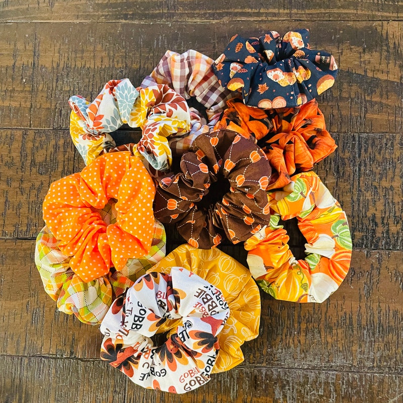 Silk Scrunchies Striped - Etsy